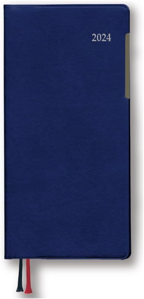 Amazon.co.jp: ダイゴー 手帳 2024 スケジュール帳 アポイント ウィークリー レフト ネイビー E2313 (2023年 9 ...