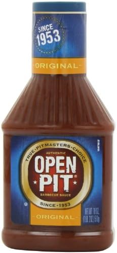 Amazon.com : Open Pit Barbecue Sauce Original 18 Oz - 4 Pack : Grocery ...