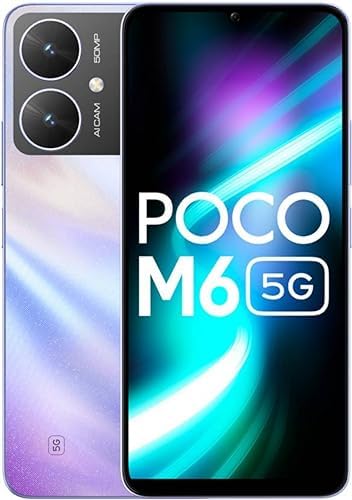 POCO M6 Plus 5G Graphite Black 6GB RAM 128GB ROM : Amazon.in: Electronics