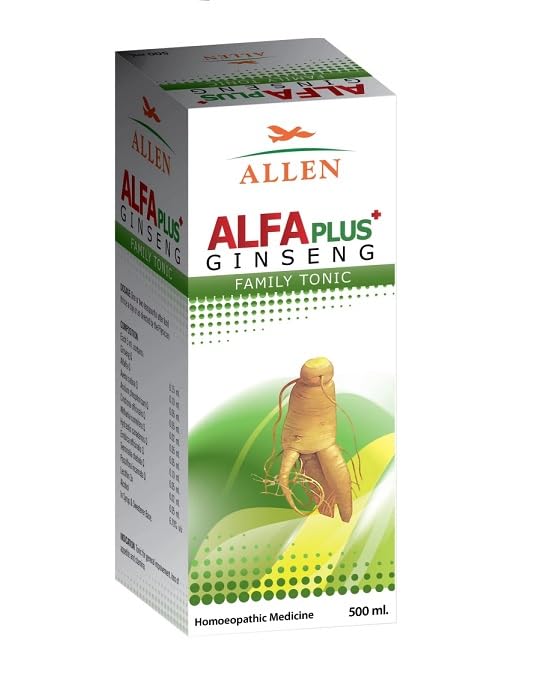ALLEN Alfa Plus Ginseng Family Tonic 500ml : Amazon.in: Health ...