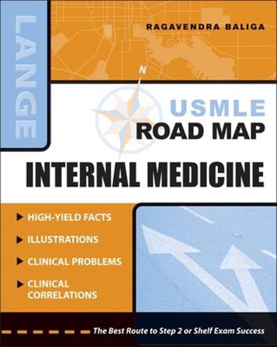 Buy USMLE Road Map: Internal Medicine (Lange USMLE Road Maps) Book ...