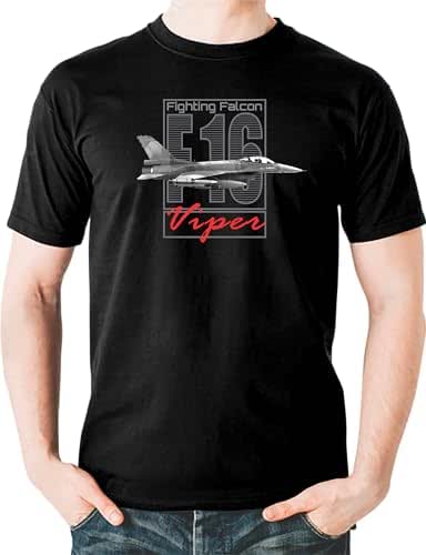 Amazon.com: The F16 military jet t-shirt. The design was inspired by ...