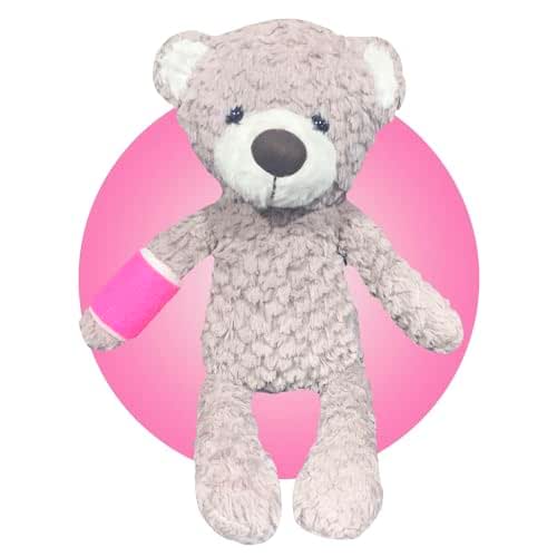 Amazon.com: Kikilishop Stuffed Animal with Cast on Arm or Leg - 14 ...