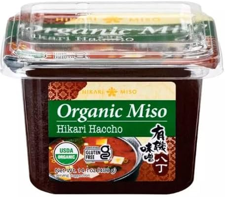 Amazon.com : Hikari Miso Organic Haccho Miso Paste, 14.1oz (400g), Product of Japan : Grocery ...