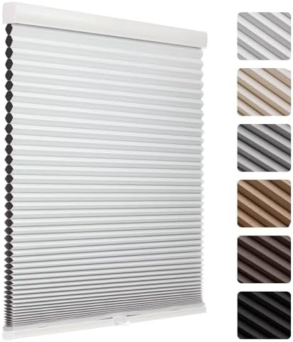 Amazon.com: MYshade Cordless Blackout Cellular Shades, 1.5" Honeycomb ...