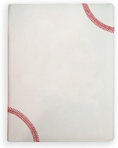 Amazon.com : Zumer Sport Baseball Leather Notepad Portfolio - Made with ...