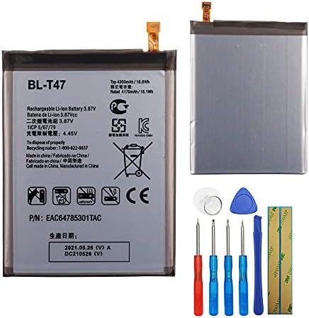 Amazon.com: MAXSHARKS New Upgraded Battery for LG Velvet 5G (AT&T ...