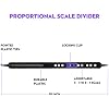 10 Pulgadas Divisor Proporcional Herramientas de Dibujo para Artista (1 ...