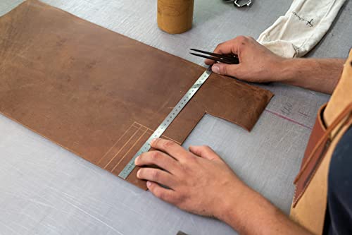 Black Leather Sheets for Leather Crafts Includes 1 Sheet (30.5×61 cm ...