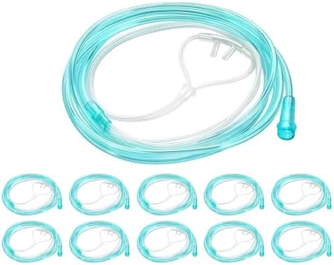 Amazon.com: 10 Pack High-Flow Ultra Soft Nasal Oxygen Cannula, Green ...