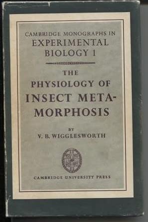 The Physiology of Insect Metamorphosis | Amazon.com.br