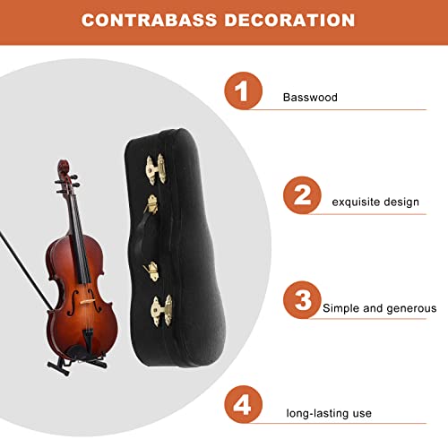 Snapklik.com : 1 Set Model Violin Miniature Violin Mini Wooden Violin ...