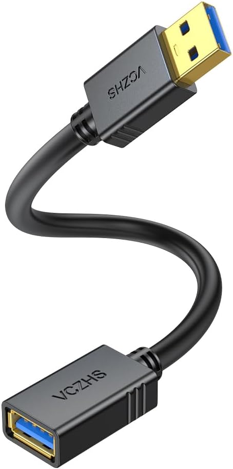 Amazon.com: NC XQIN Short USB 3.0 Extension Cable 1 Feet, USB 3.0 Type ...