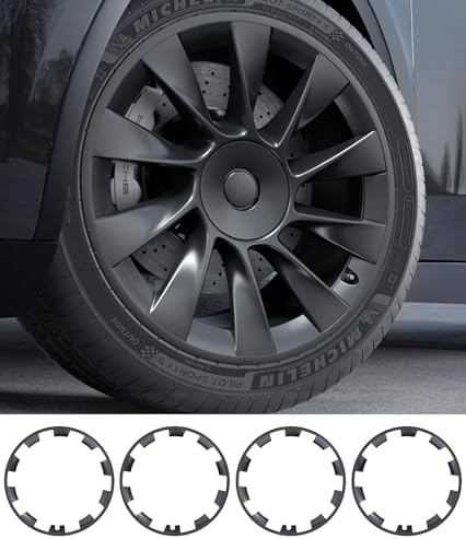 Amazon.com: POSWIS 20 Inch Wheel Rim Protector for Model Y ABS Rim ...