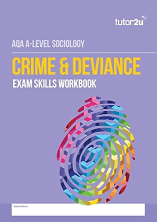 AQA A Level Sociology Crime & Deviance Exam Skills Workbook: Amazon.co ...