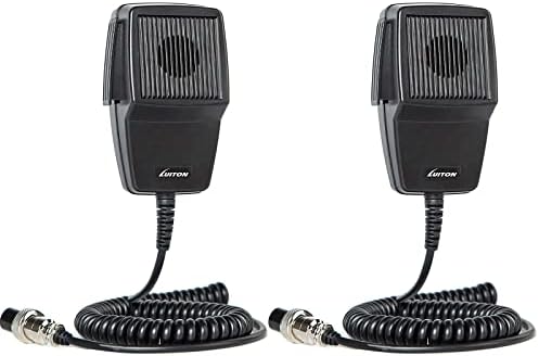 Amazon.com: LUITON CB Microphone 4 Pin Noise Canceling CB Radio Mic for ...