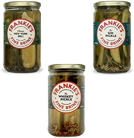 Amazon.com : Frankie's Fine Brine Pickles 3 Jar Boozy Pickle Pack - 1 x ...