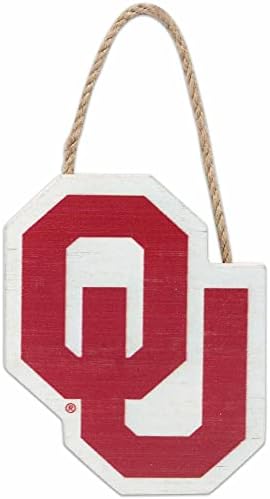 Amazon.com : University of Oklahoma Shaped Hanging Wood Wall Decor ...