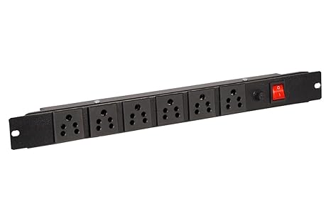 Extension Board and Surge Protector 6 Socket Networking & Server Rack ...