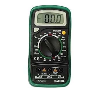 Meter Science Instrument Mas 830L Digital Pocket Multimeter Dmm ...