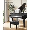 SONGMICS Klavierhocker höhenverstellbar, mit verstecktem Stauraum ...
