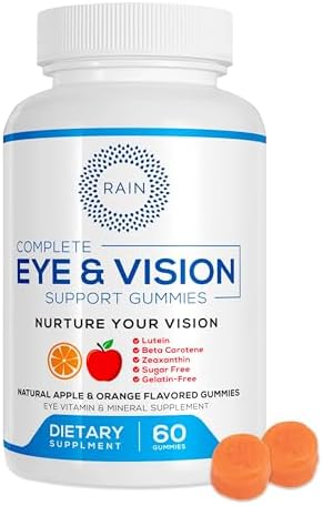Amazon.com: Rain Dry Eye Gummies - Lutein and Zeaxanthin Gummies for ...