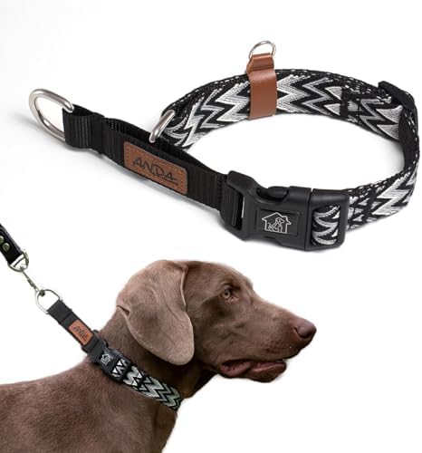 ANDA No Slip Martingale Dog Collar with Quick-Release Buckle - Soft ...