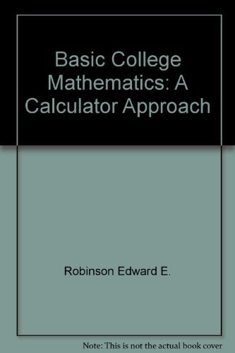 Amazon.com: Basic College Mathematics: A Calculator Approach ...