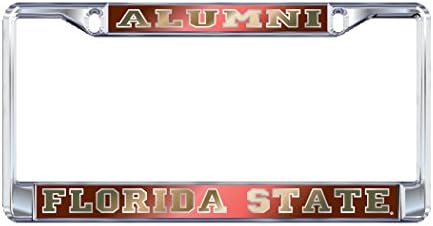 Amazon.com: FSU Florida State Alumni Chrome License Plate Frame ...