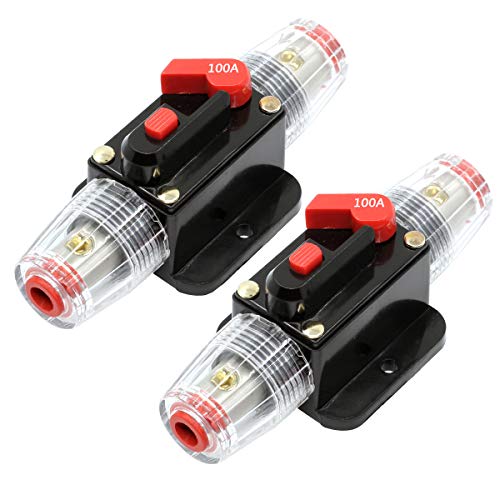 Snapklik.com : ZOOKOTO 2 Pcs 12V-24V DC Fuse Holder 100A,Inline Circuit ...