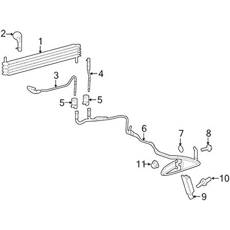 Amazon.com: Ford BE5Z-7R081-A, Auto Trans Oil Cooler Hose : Automotive