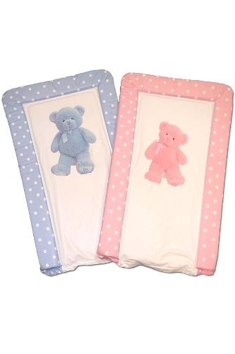 Amazon.com: Polka Teddy Changing Mat - Teddy Bear Changing Mat - Pink ...