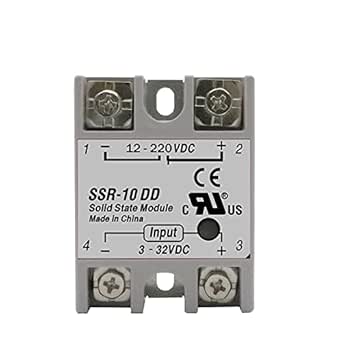 SSR-10DD SSR-25DD SSR-40DD SSR 10A 25A 40A Solid State Relay Module DC3-32V Input To DC12-220V ...