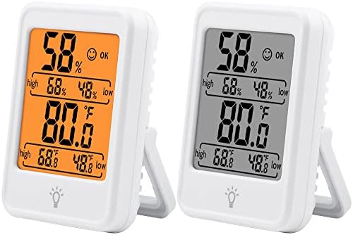 Amazon.com: ORIA Indoor Hygrometer Thermometer, Digital Humidity ...