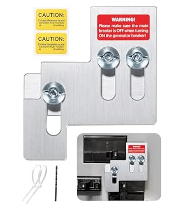 Generator Interlock Kit Compatible with Square D QO or Homeline 100 or ...