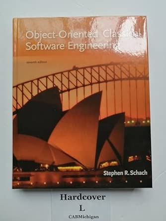 Object-Oriented and Classical Software Engineering: Schach,Stephen: 9780073191263: Amazon.com: Books