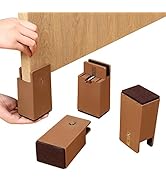 Ezprotekt 2" Lift Furniture Risers Carbon Steel Bed Risers,2.4" Self ...