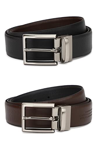 Buy Allen Solly Black Reversible Belt at Amazon.in
