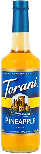 Amazon.com : Torani Syrup, Sugar Free Blue Raspberry, 750mL Bottles ...