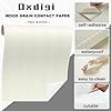 Oxdigi 24" x 196" Cream White Wood Grain Contact Paper Decorative for ...