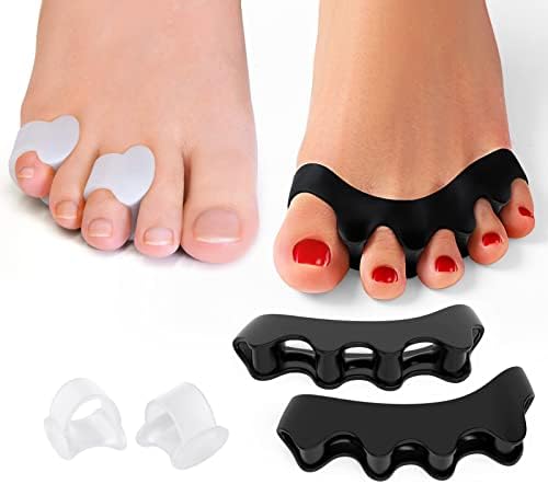 Amazon.com: Welnove Gel Toe Separator & Pinky Toe Spacers, Little Toe ...