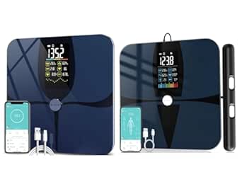 Amazon.com: Body Fat Scale, Lepulse Large Display Scale for Body Weight ...
