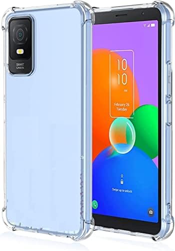 PIXFAB For TCL 403 Clear Case, Shockproof [Ultra Slim] Scratch ...