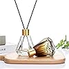 2PCS 60ml/2oz Empty Refillable Transparent Glass Diffuser Bottle ...