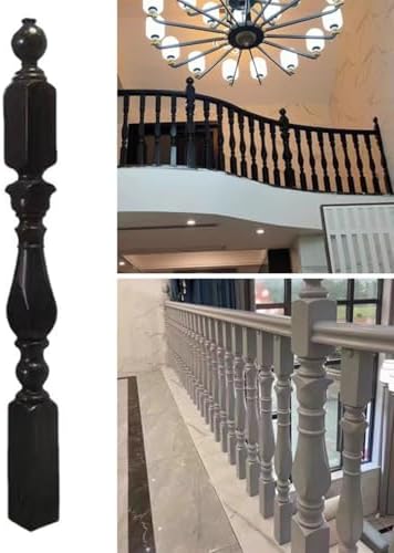 Wooden Stair Spindles Replacement Kit, Minimalist Contemporary ...