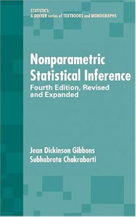 Amazon.com: Nonparametric Statistical Inference, Fourth Edition ...