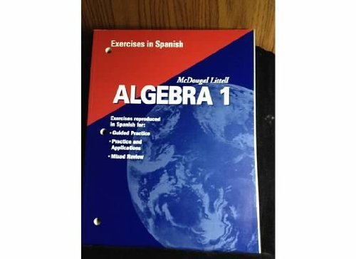Algebra 1, Grades 9-12 Exercises in Spanish: Mcdougal Littell High ...