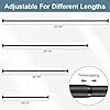 Amazon.com: Hanging Closet Rod - 30-50Inches Space Saving Closet Rod ...
