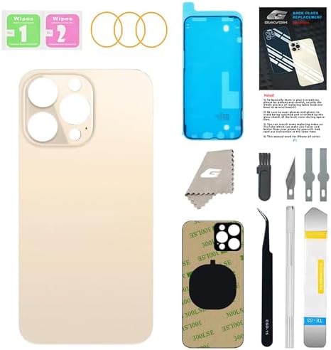 Amazon.com: GUPFIX Back Glass Replacement for iPhone 13 Pro Max with ...