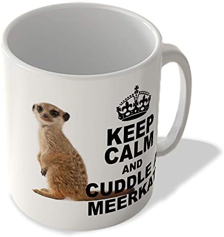 McMug - Keep Calm and Cuddle a Meerkat - Mug, Ceramic, 11fl.oz ...